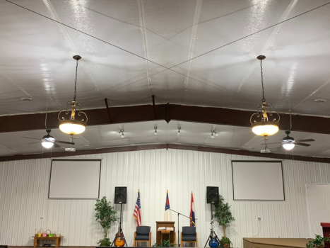 Case Study: Repairing a Red Iron Church Building Ceiling – BlueTex ...