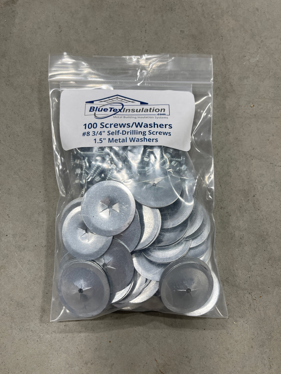 Metal Screws & Locking Washers for Metal and Wood Frames – BlueTex ...
